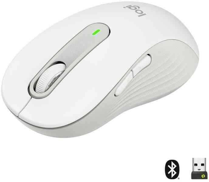 EL - Logitech M650 Signature (Large) Wireless Mouse, fehér